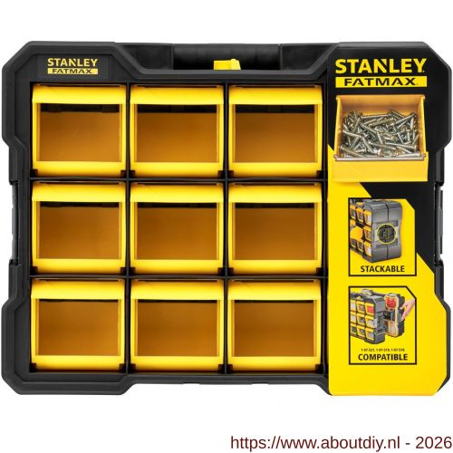 Stanley FatMax assortimentskoffer Flip Bin Organizer FMST81077-1 ...